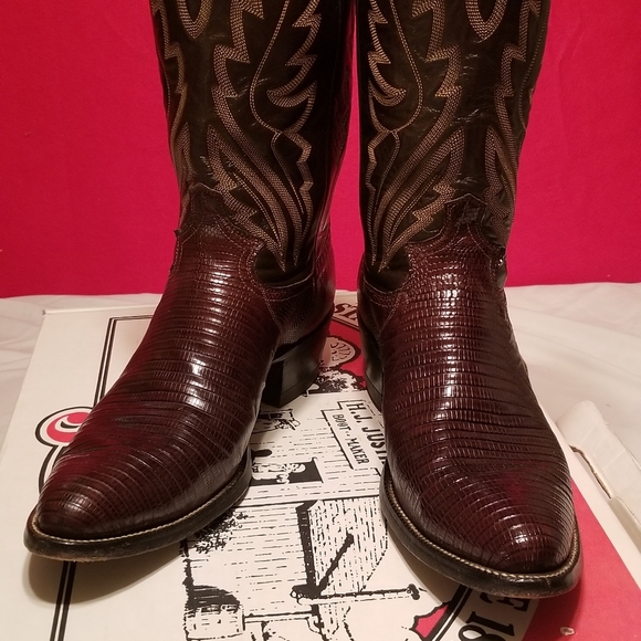 Justin Boots | Shoes | Justin Mens Iguana Lizard Boots | Poshmark